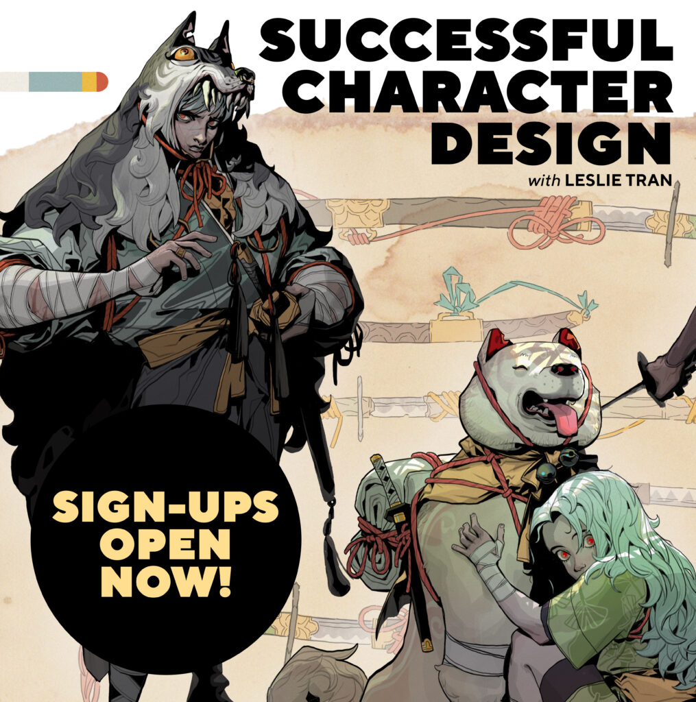 Successful Character Design with Leslie Tran – Underpaint Academy