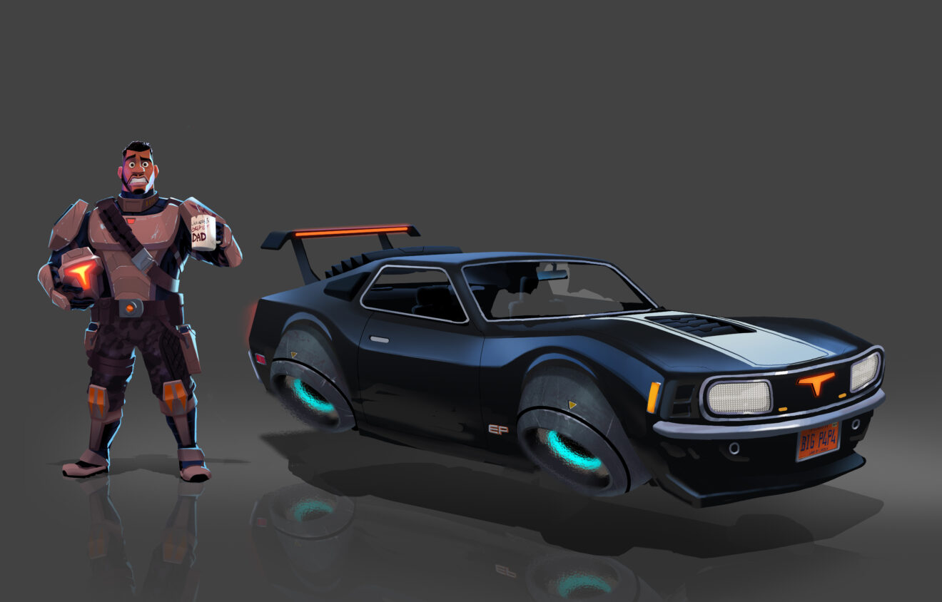 Painting VisDev Sets & Vehicles with Yuhki Demers – Underpaint Academy