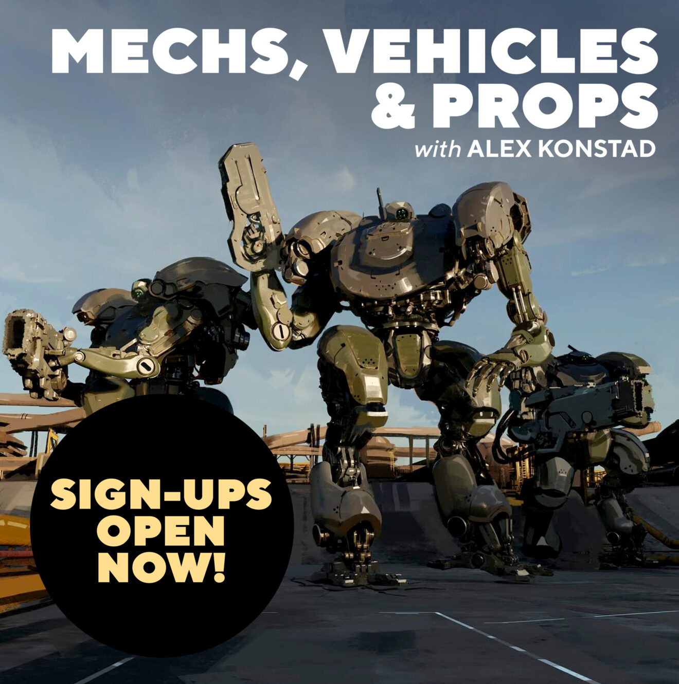 Mechs, Vehicles, & Props with Alex Konstad – Underpaint Academy