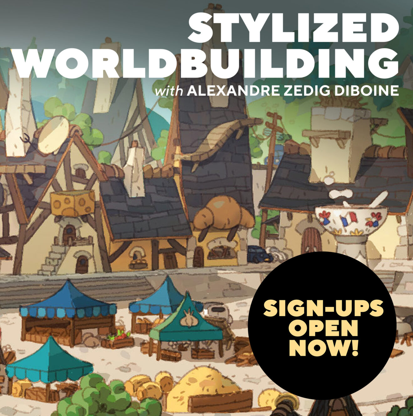 Stylized Worldbuilding with Alexandre "Zedig" Diboine – Underpaint Academy