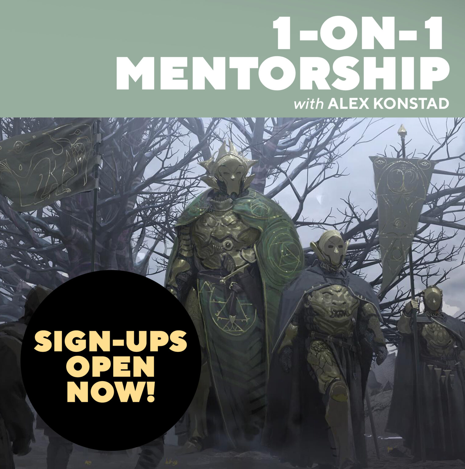 1-on-1 Mentorship with Alex Konstad – Underpaint Academy