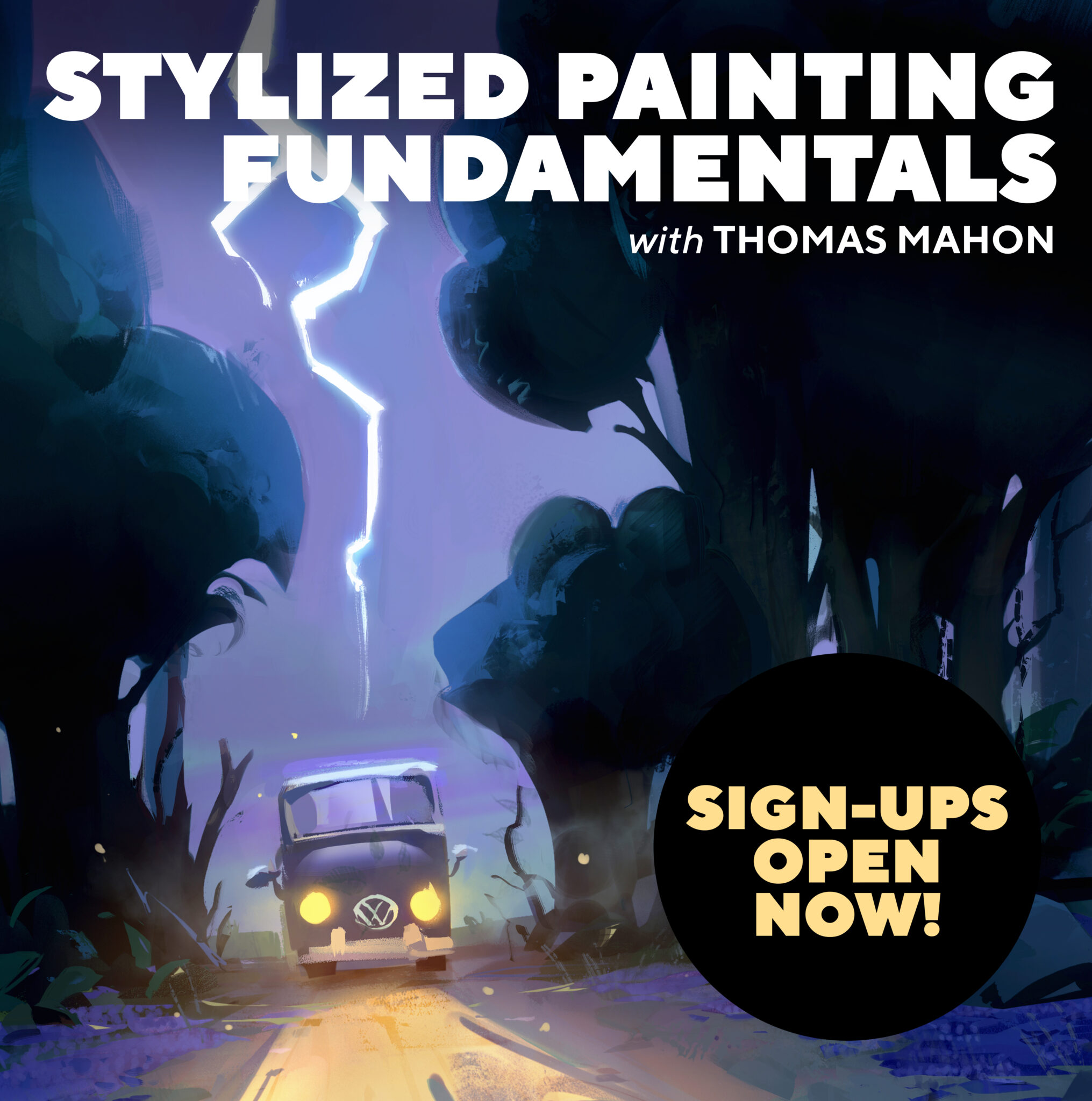 Stylized Painting Fundamentals with Thomas Mahon – Underpaint Academy